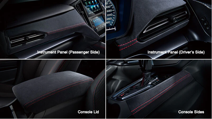 Subaru Red Stitched Interior Package For 2022 Subaru WRX VB J1317VC620 ...