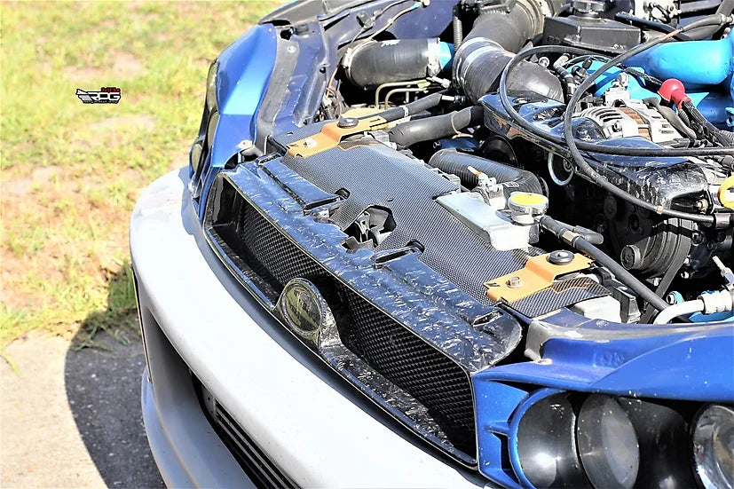 RPG Carbon GDA WRC S7 Style Fiber Bumper Grill | twenty20racing