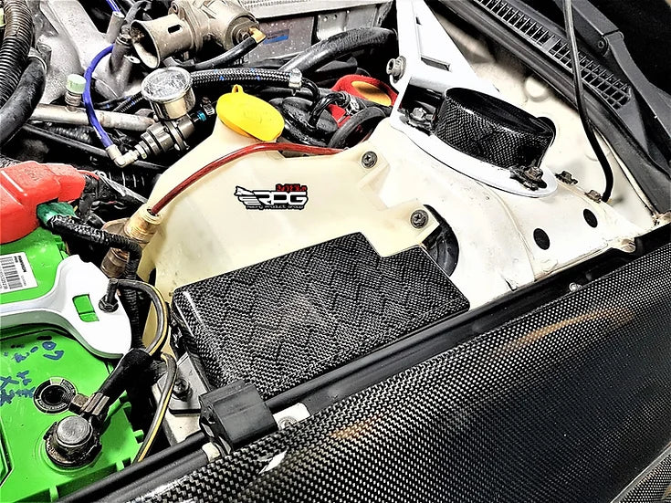 RPG Carbon GD Vacuum Carbon Engine Bay Fuse Box Cover | twenty20racing